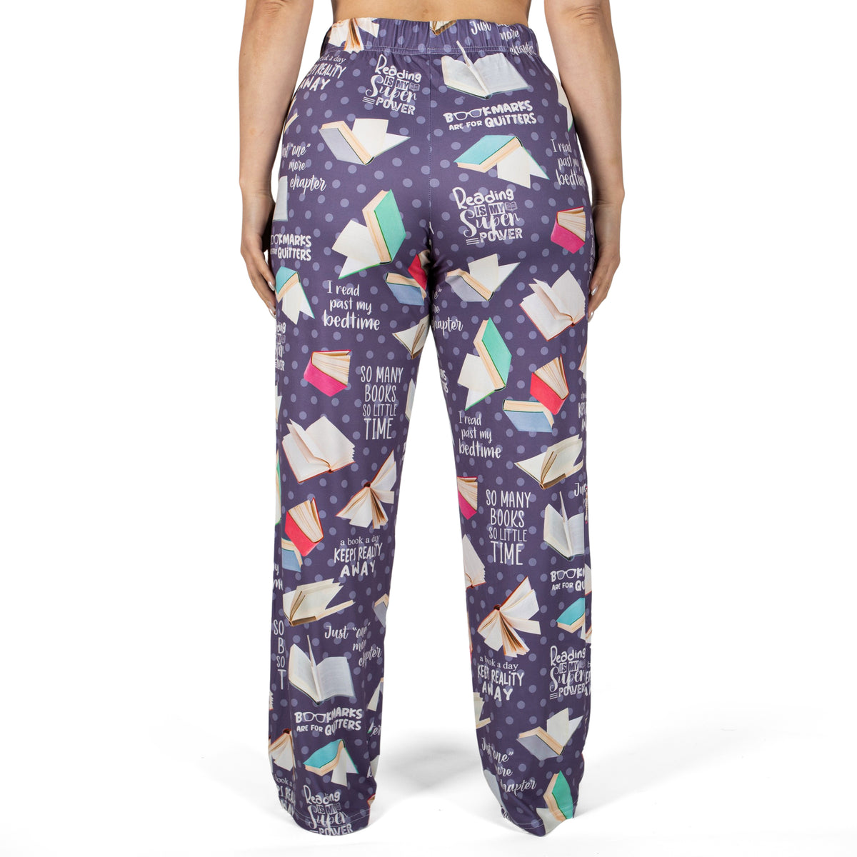 Book Pattern Pajama Pajama Lounge Pants | Brief Insanity | Brief Insanity
