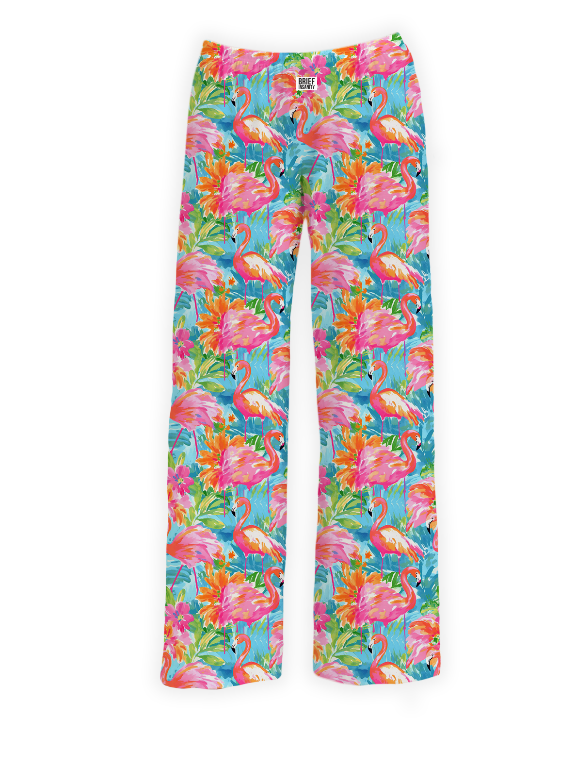 Pastel Flamingo Pajama Lounge Pants | BRIEF INSANITY | Brief Insanity
