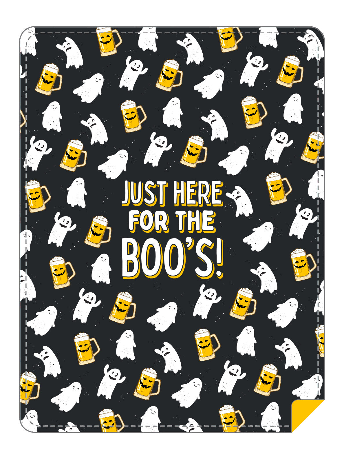 Just Here for the Boo's Throw Blanket | Brief Insanity