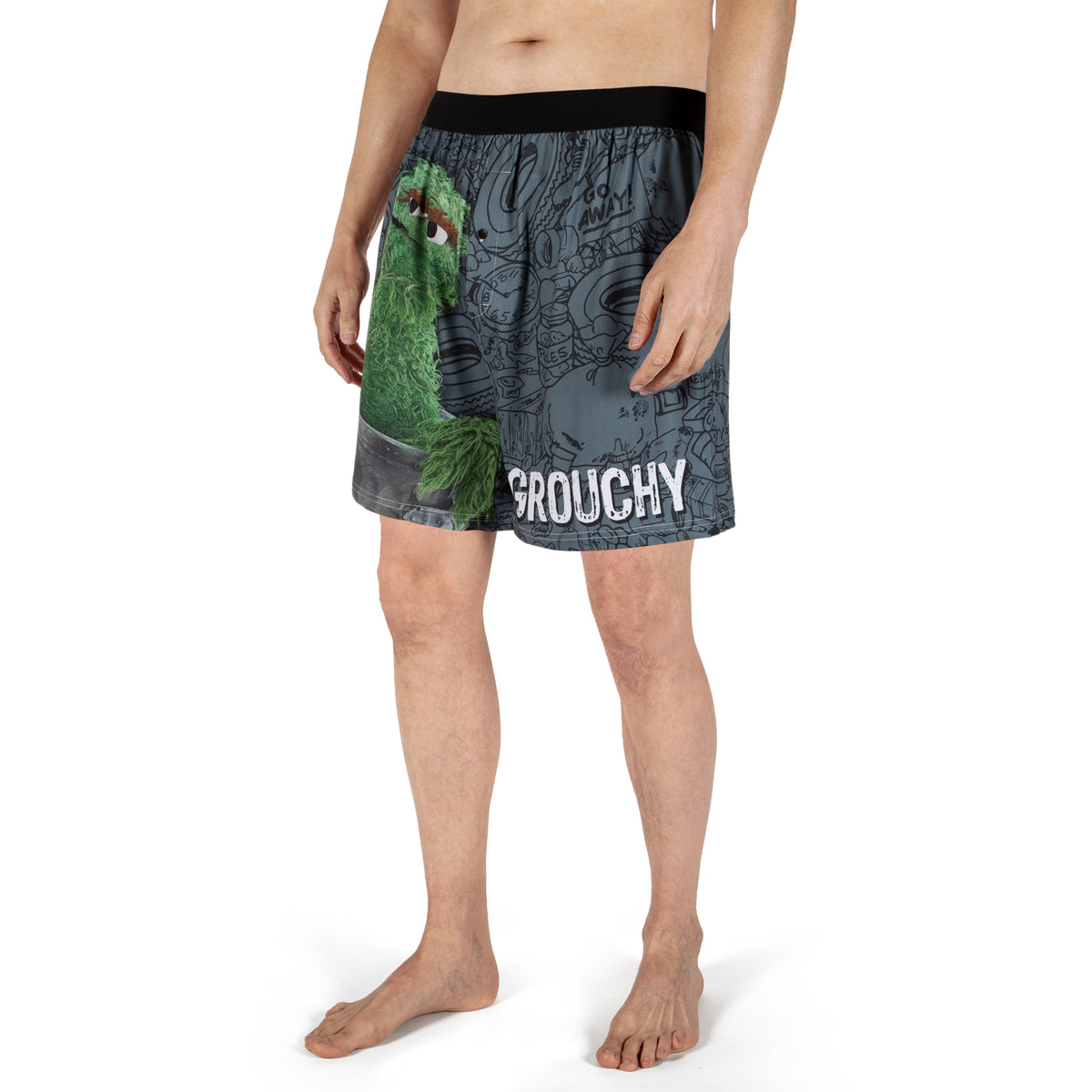 Sesame Street Grouchy Boxer Shorts | Brief Insanity