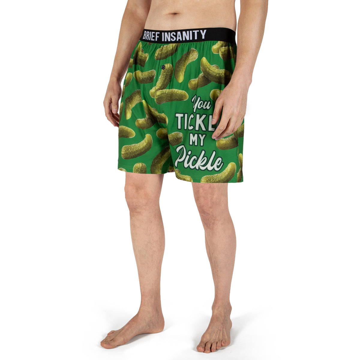 You Tickle My Pickle Boxer Shorts | Brief Insanity | Brief Insanity