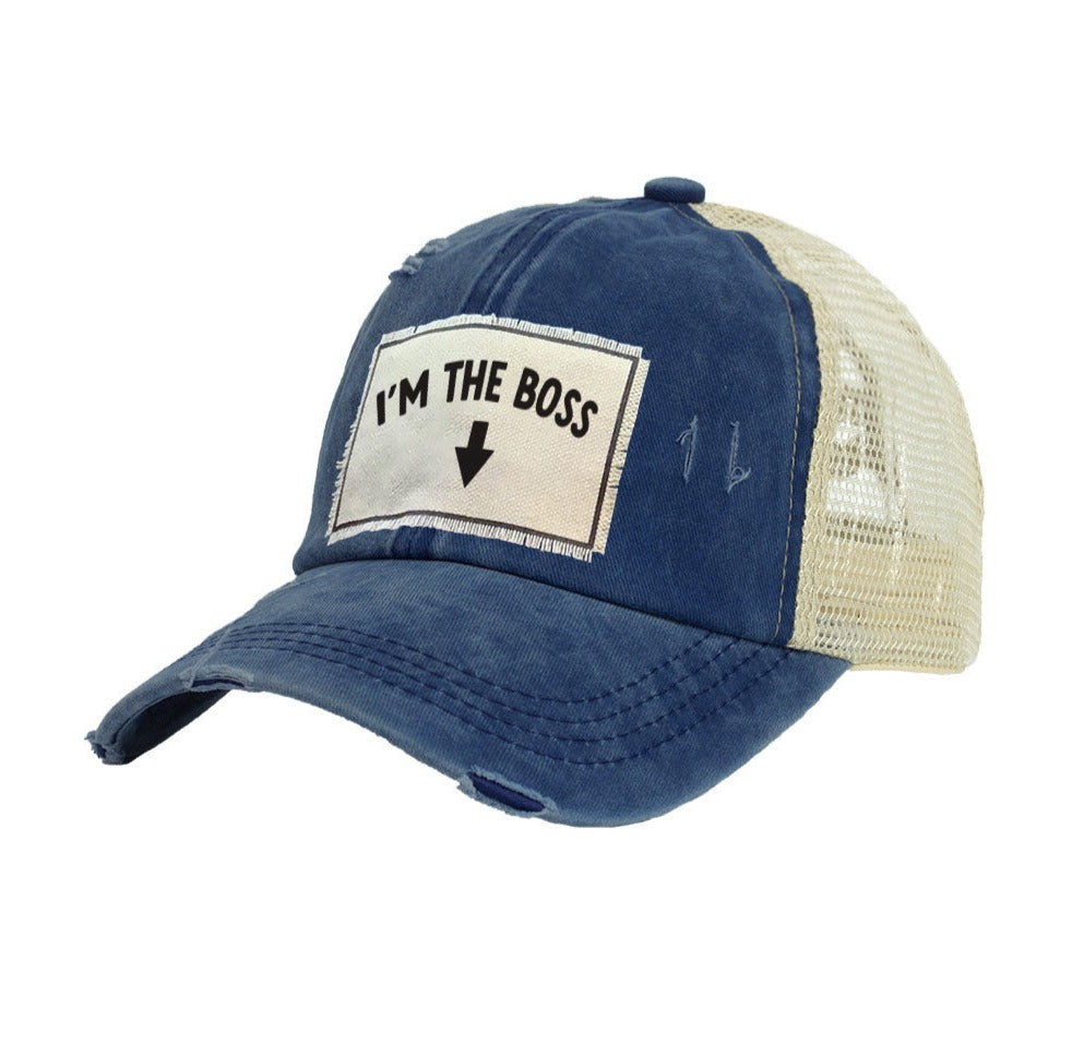 I'm The Boss Kid's Cap | Brief Insanity