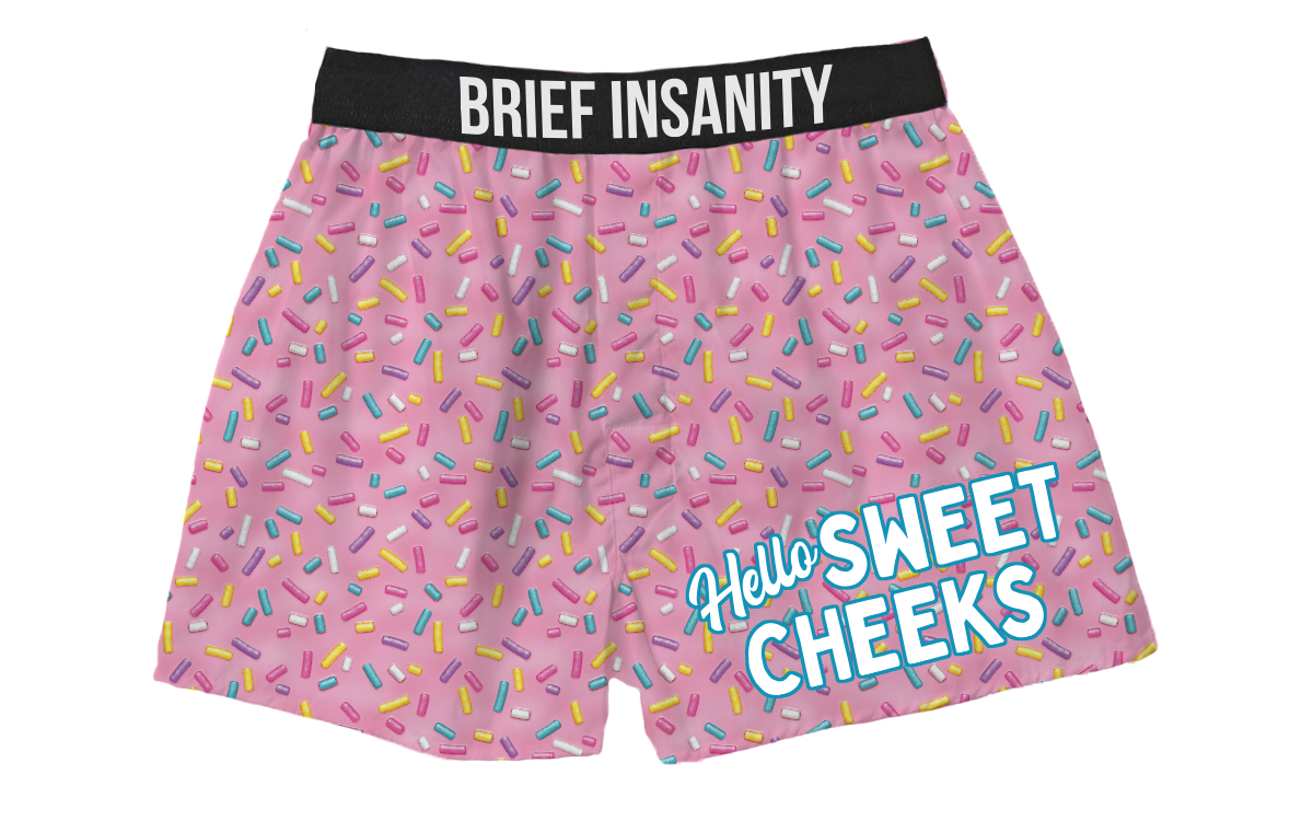 Sweet Cheeks Donut Boxer Shorts | Brief Insanity | Brief Insanity