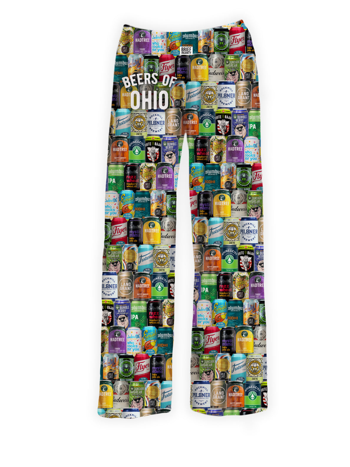Beers of Ohio Lounge Pants | BRIEF INSANITY | Brief Insanity