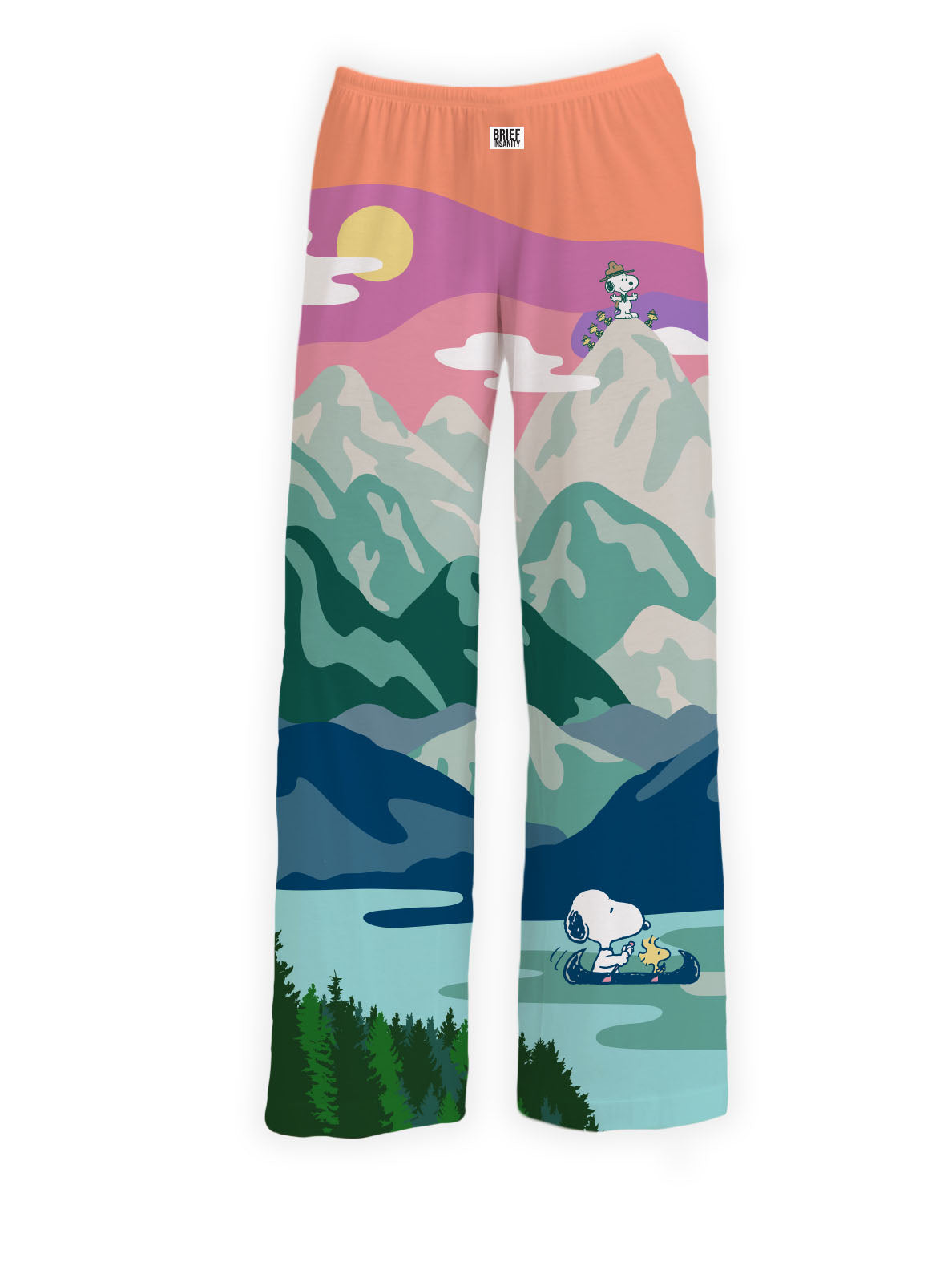 Snoopy Cosmic Camping Pajama Lounge Pants | Brief Insanity