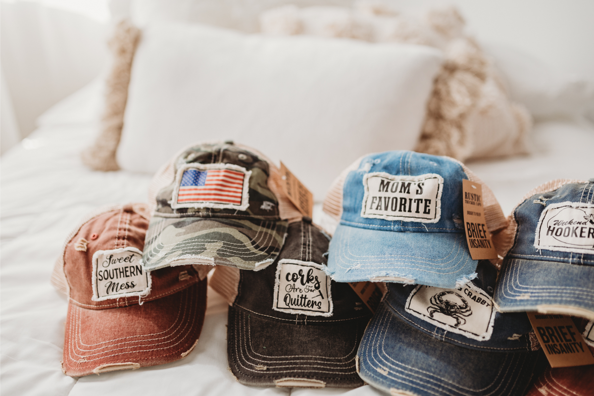 Bad Influence - Vintage Distressed Trucker Adult Hat | Brief Insanity