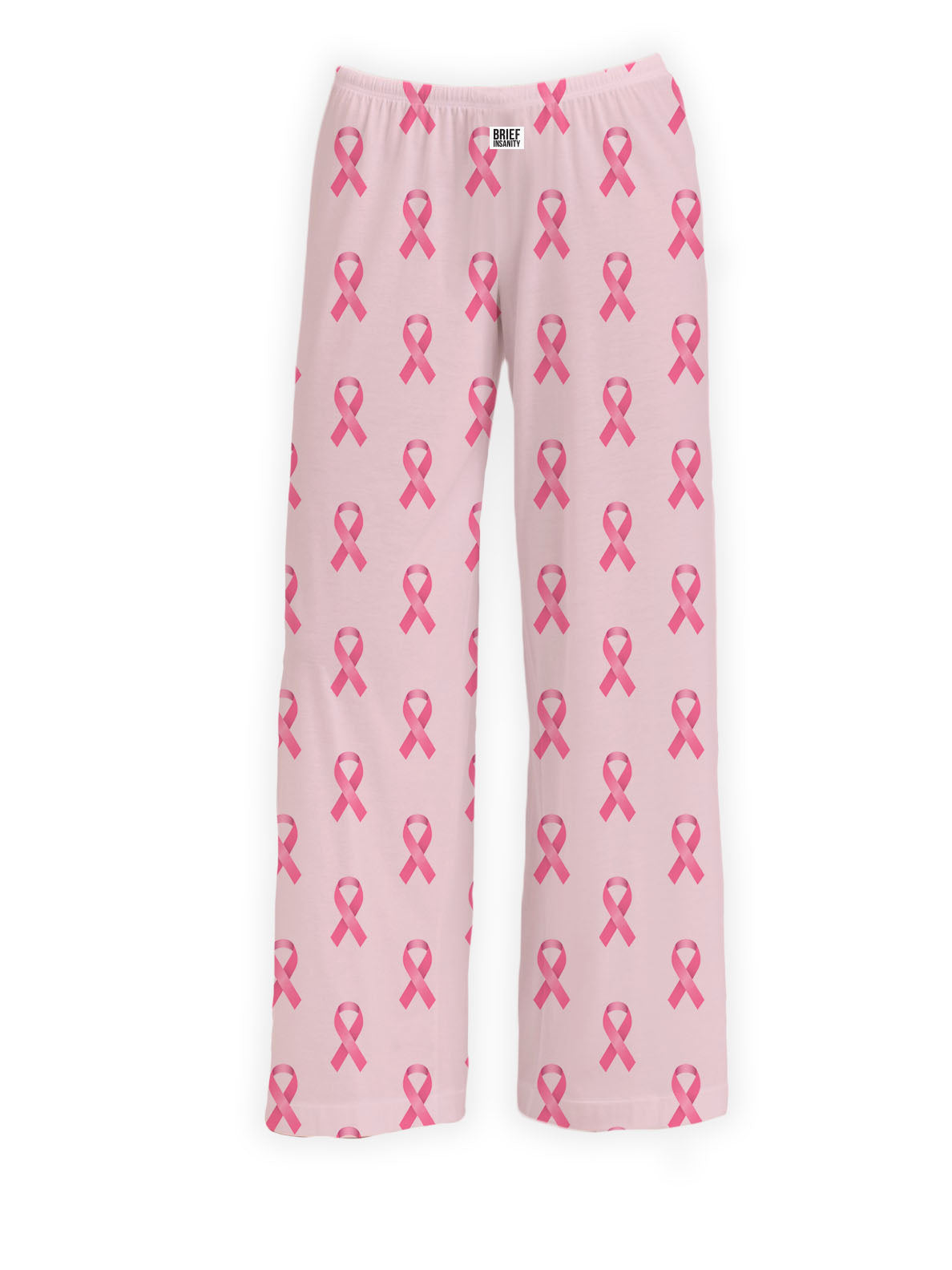 Pajama Lounge Pants | Breast Cancer Awareness Design | Brief Insanity