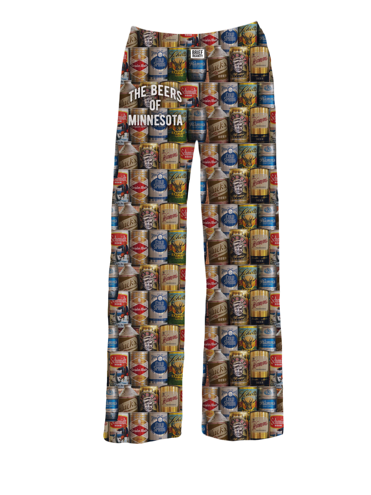 Beers of Minnesota Pajama Pants | Brief Insanity | Brief Insanity